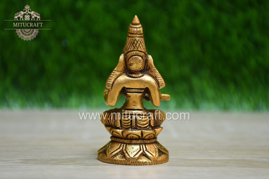 Brass Annapurna Devi Idol - Mitucraft.com
