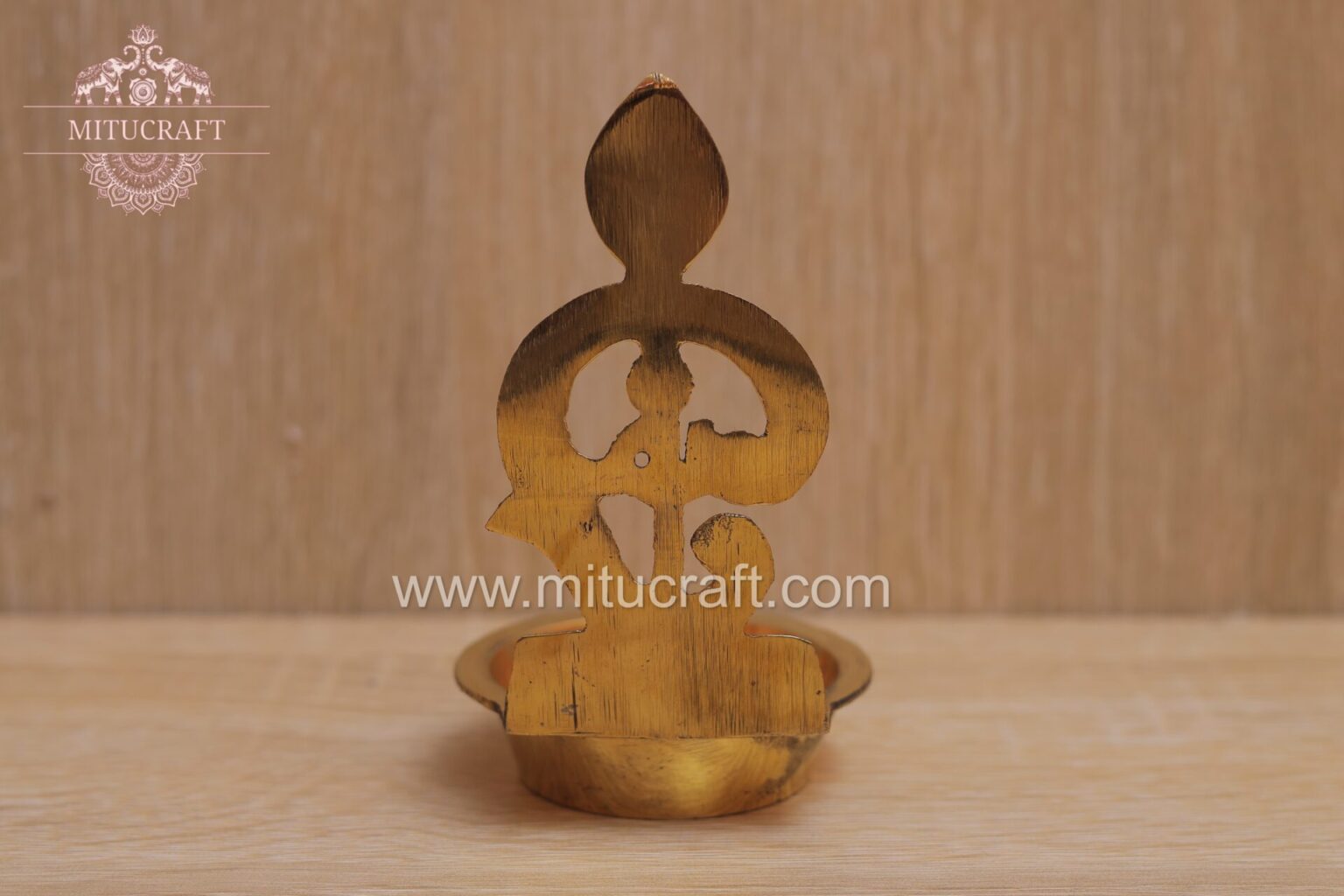 Brass OM Murugan Deepam - Mitucraft.com