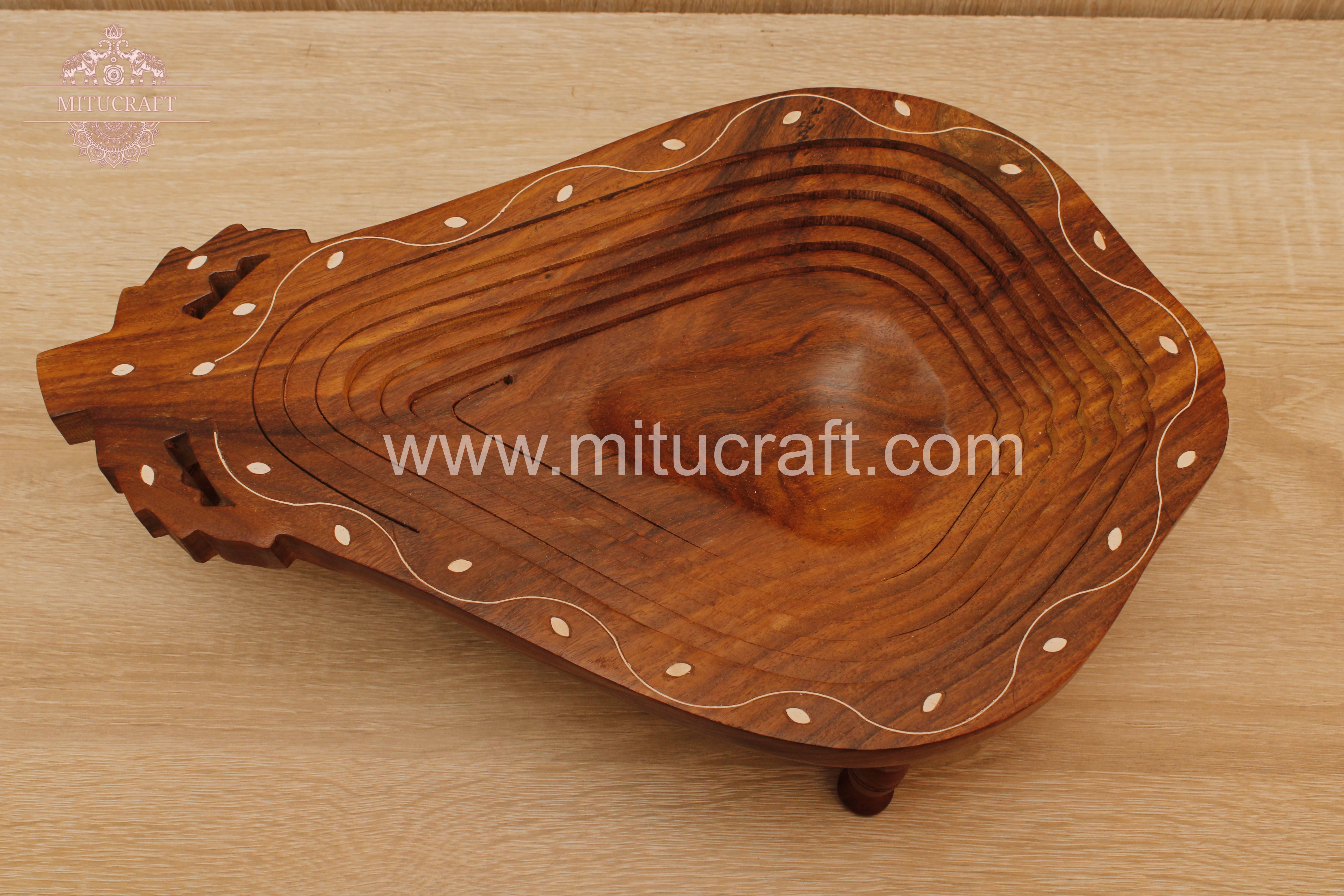 Wood Papaya Stand - Mitucraft.com