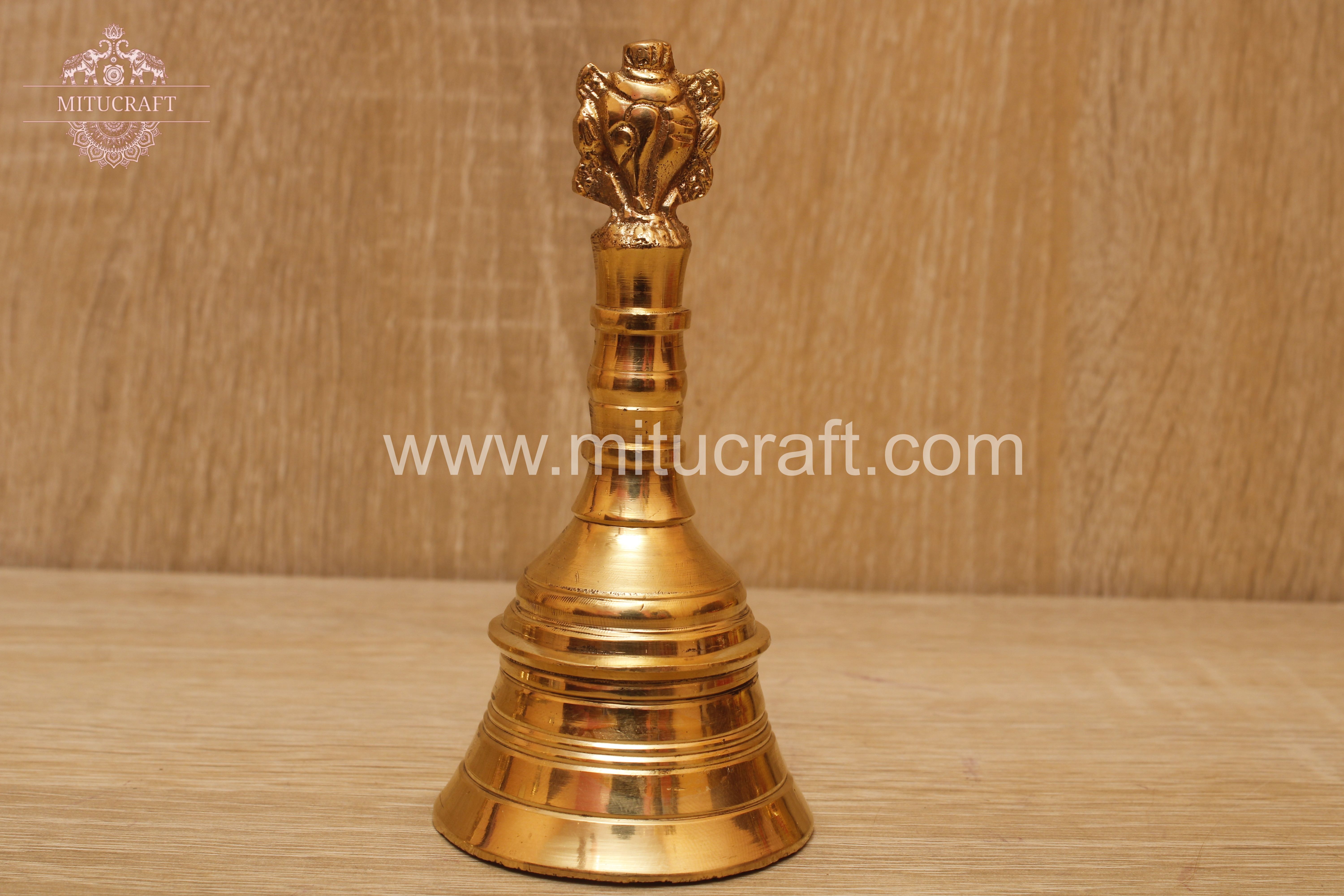 Bronze Sangu Chakra Bell - Mitucraft.com