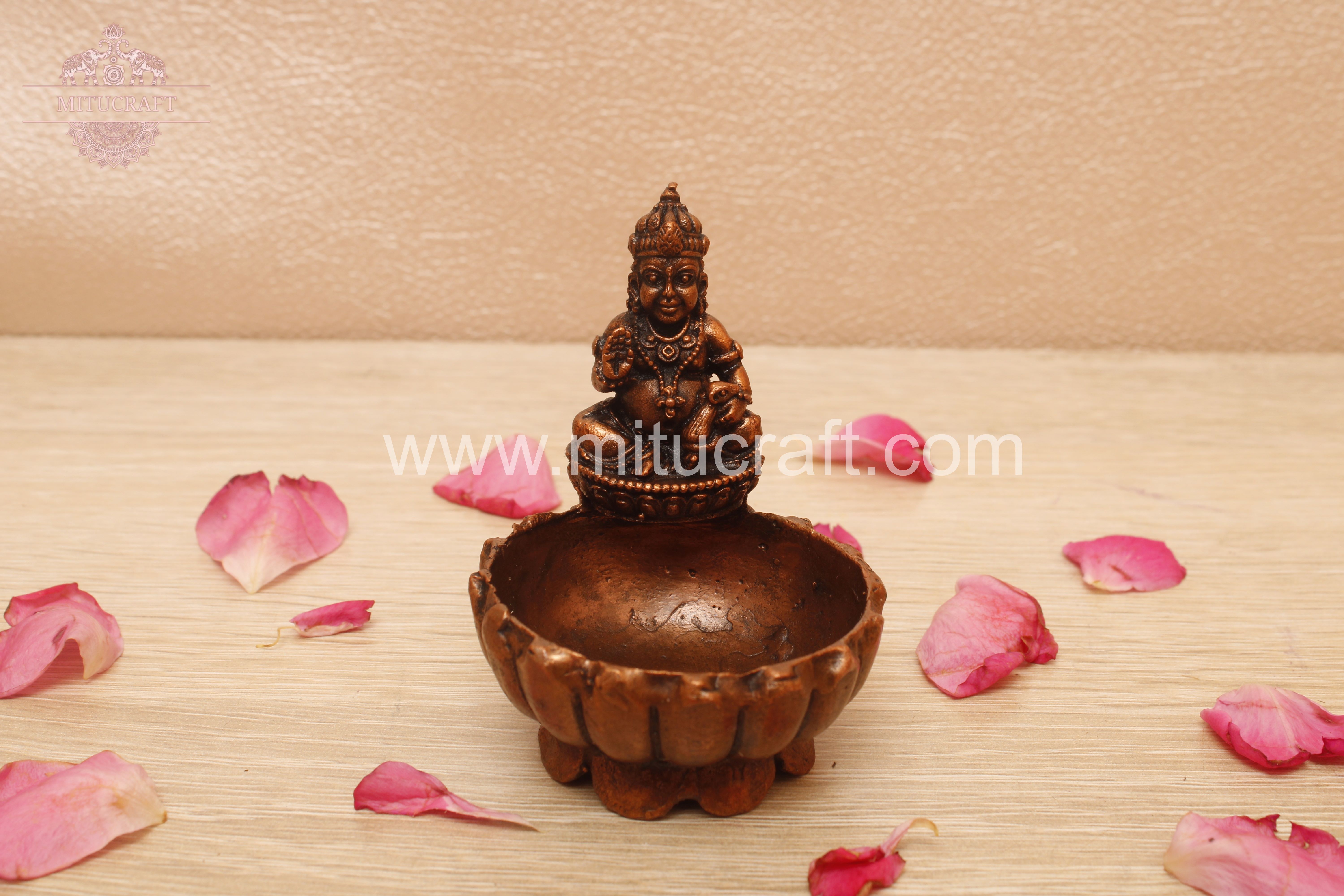 Copper Kubera Uruli - Mitucraft.com